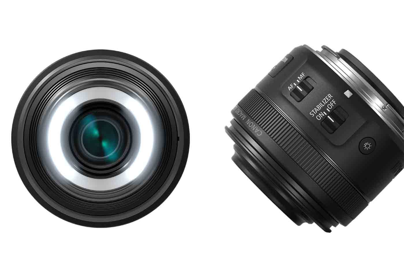 Canon lance un objectif macro avec flash intégré