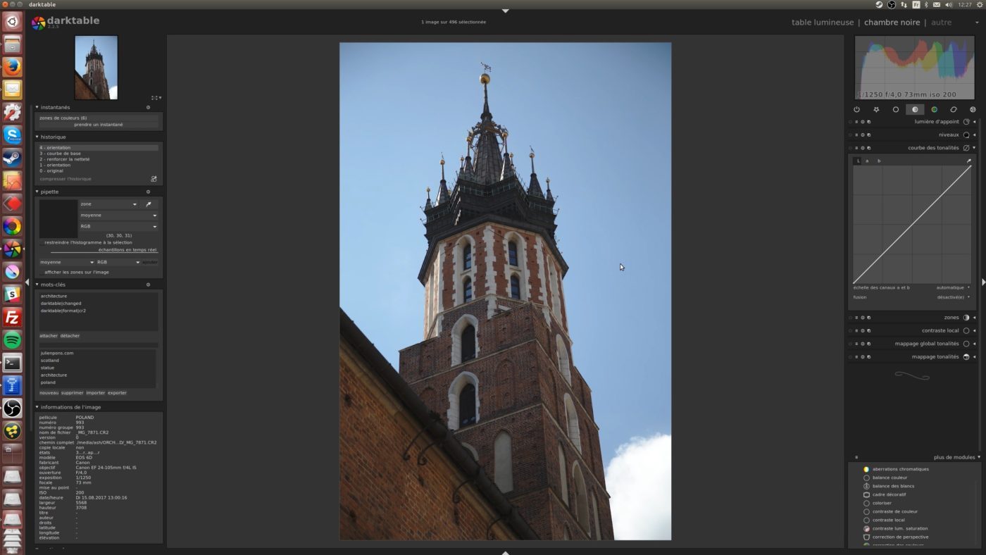 Tuto gratuit Darktable : maîtriser les bases du logiciel