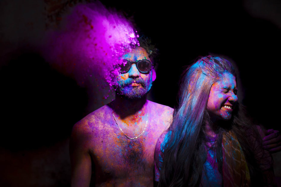Les portraits colorés de Bhavesh Bhati pour le festival Holi