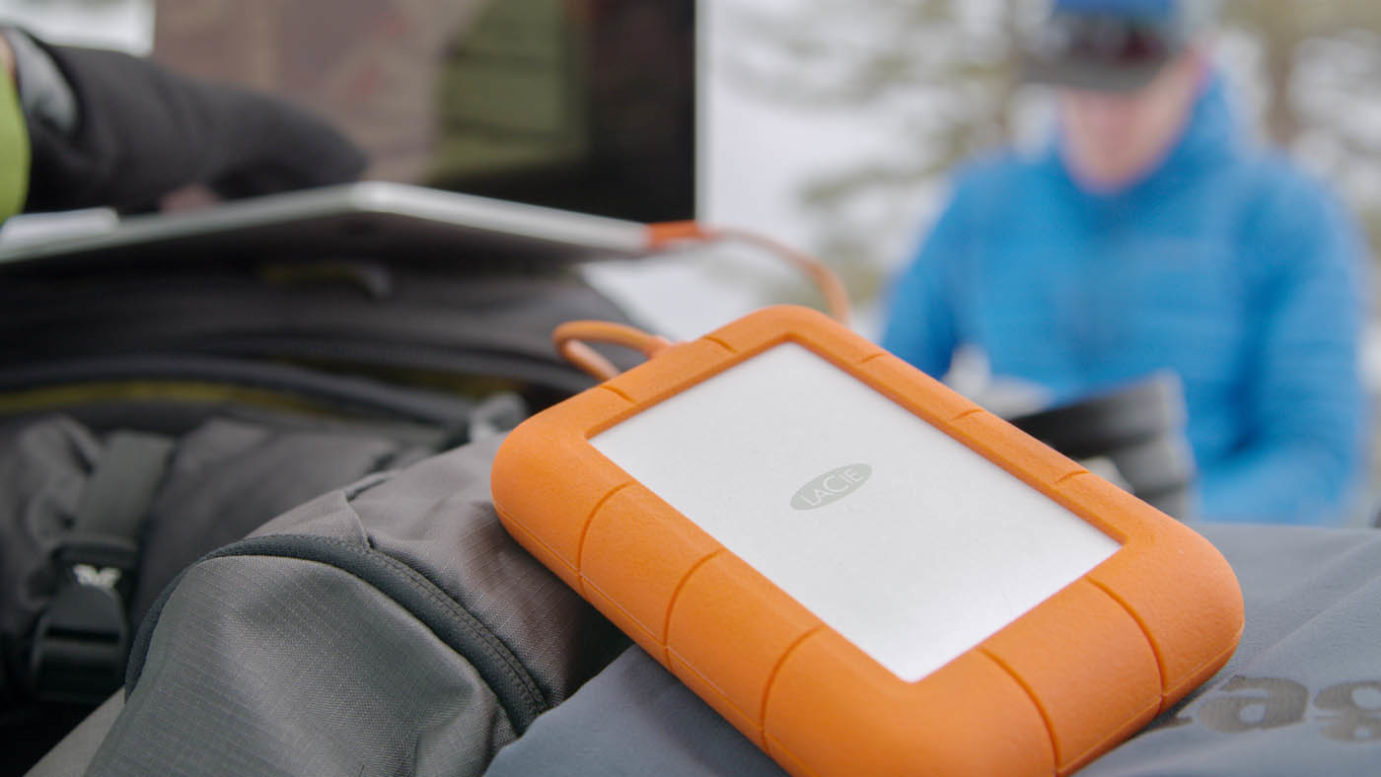 LaCie Rugged RAID Pro 4 To, lecteur de carte SD intégré et USB-C