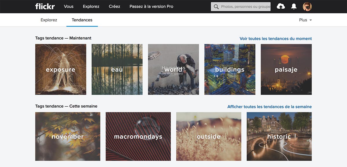Du changement chez Flickr : plus que 1000 photos maximum pour la ...