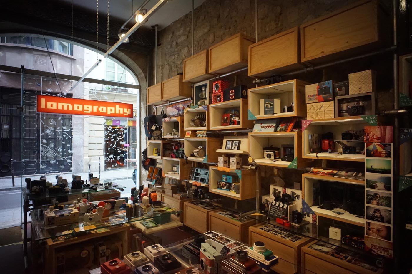 Fin de péloche pour le Lomography Gallery Store à Paris