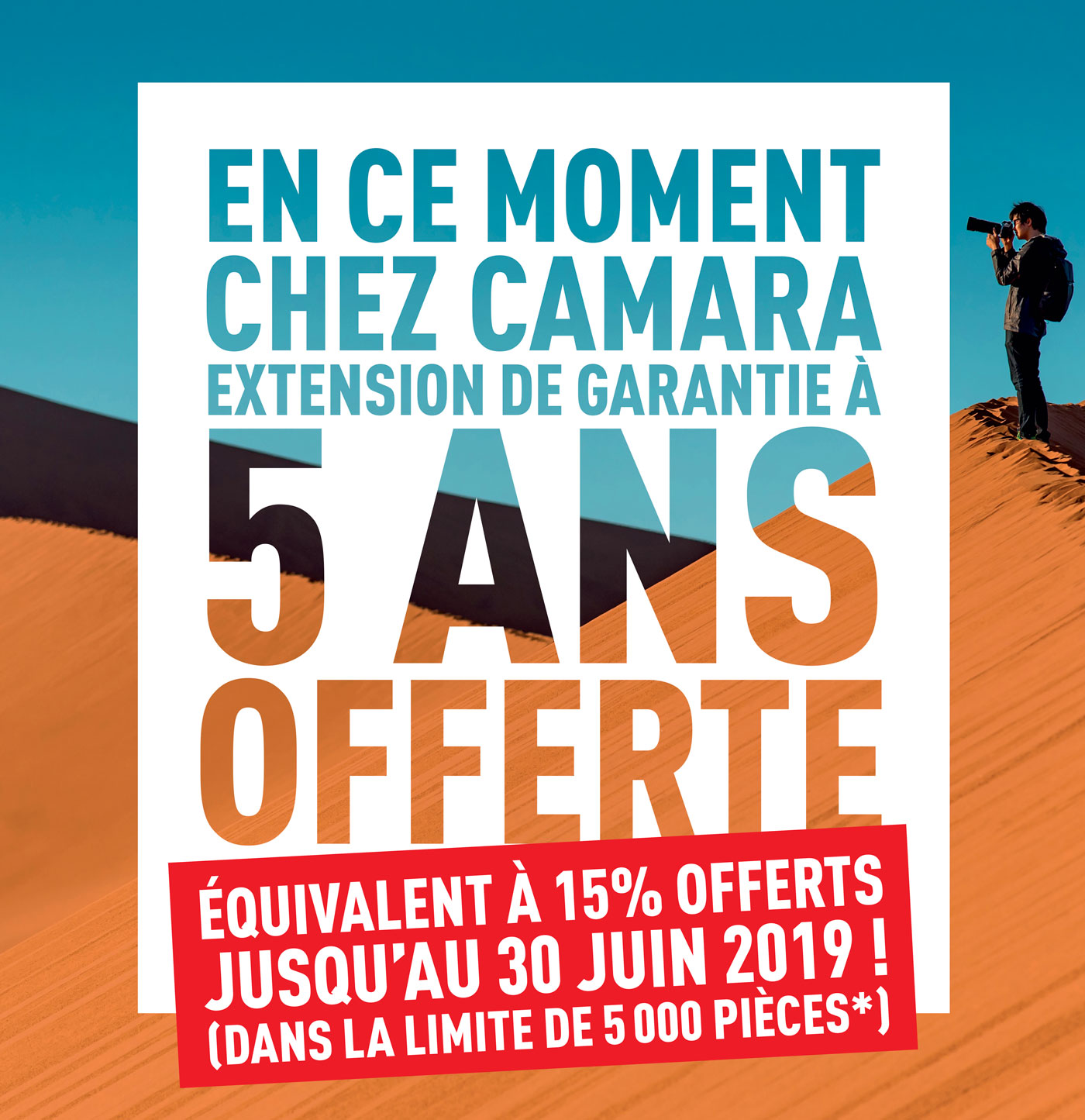 Bon plan : l’extension de garantie 5 ans offerte chez Camara du 1er mai ...