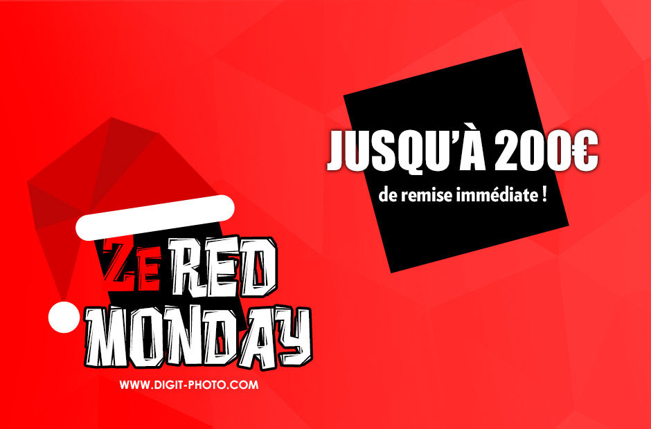 Red Monday Digit-Photo : jusqu'à 200€ de remise immédiate