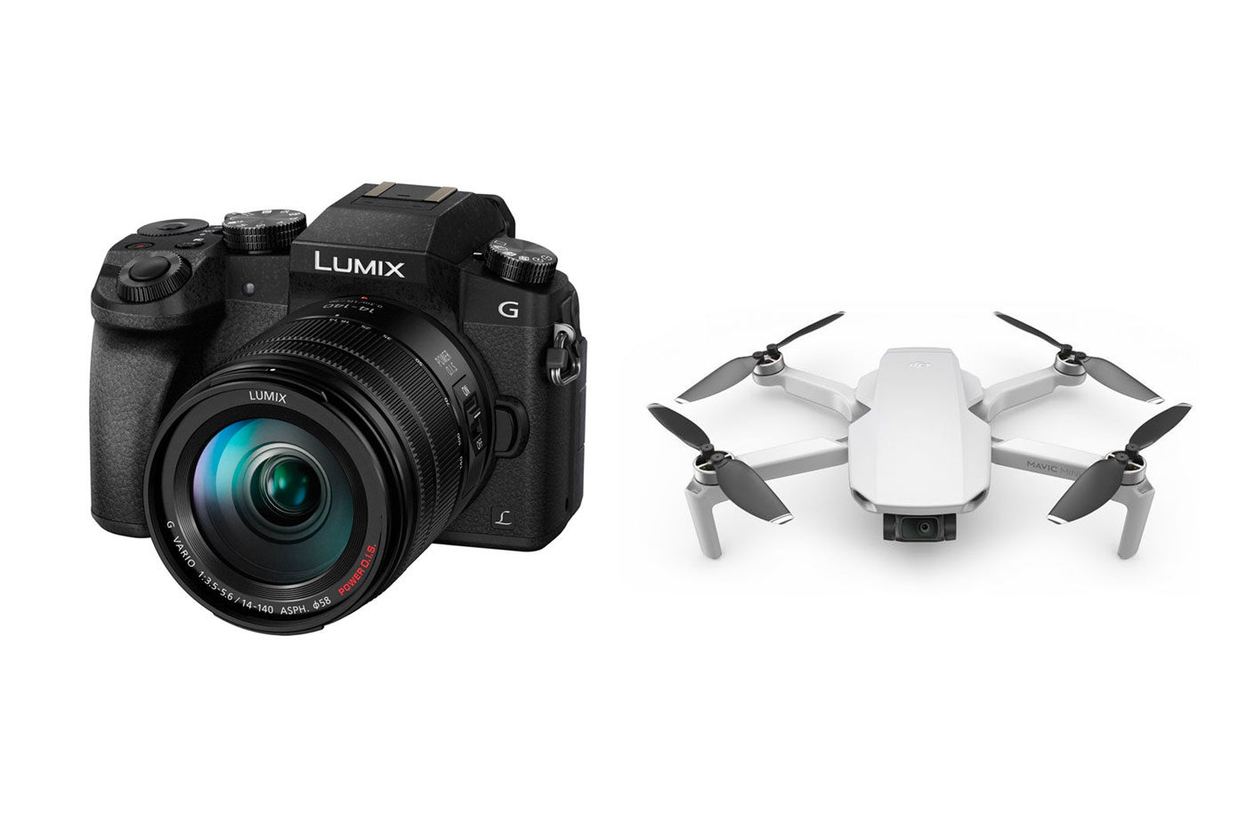 French Days : le pack hybride Panasonic Lumix G80 + objectif 14-140 mm + drone DJI Mavic Mini à ...