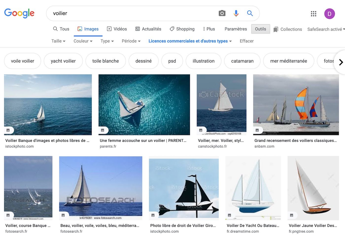 Google Images : nouveau badge pour les photos disponibles sous licence ...