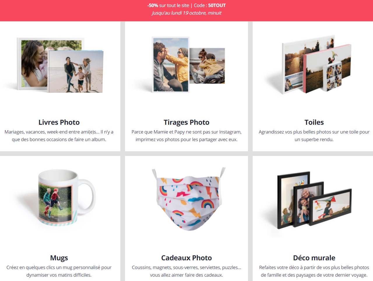 Bon plan : profitez de -50 % sur tout Photobox pour imprimer des photos