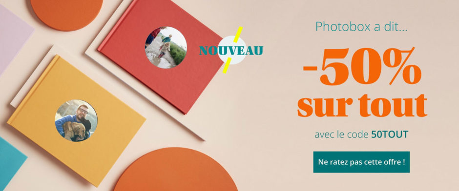Bon plan : profitez de -50 % sur tout Photobox pour imprimer des photos