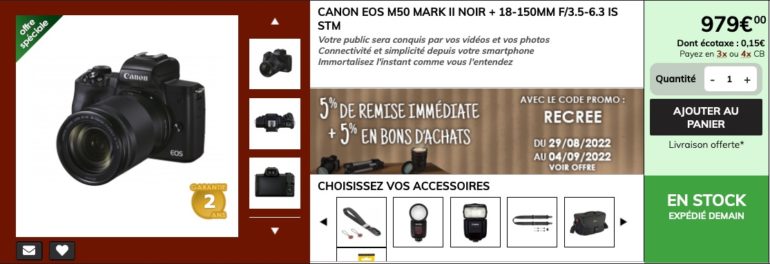 Promo de rentrée Digit-Photo : 5 % de remise + 5 % offerts en bon d’achat