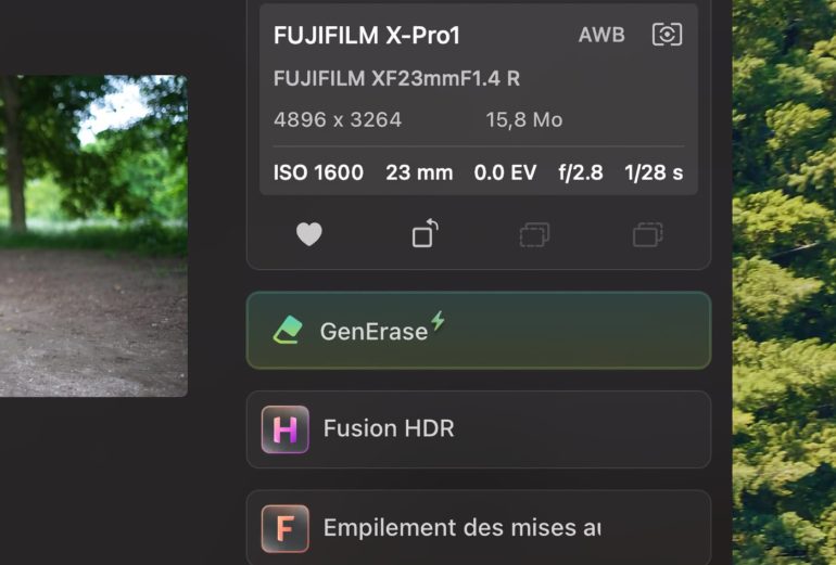Test GenErase de Luminar Neo : la gomme magique boostée à l’IA générative
