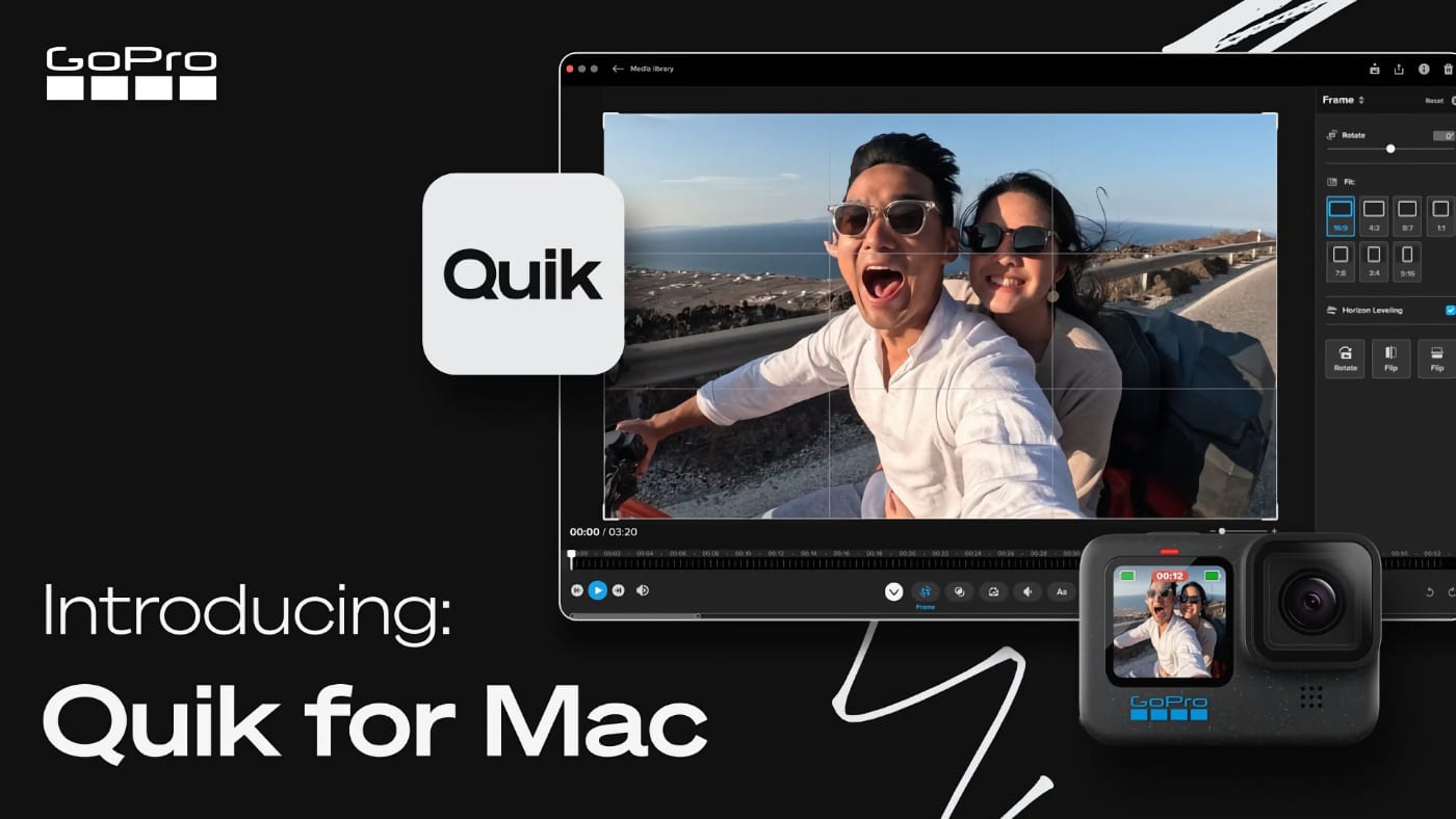 GoPro lance son application Quik Desktop pour macOS et introduit un nouvel abonnement Premium+