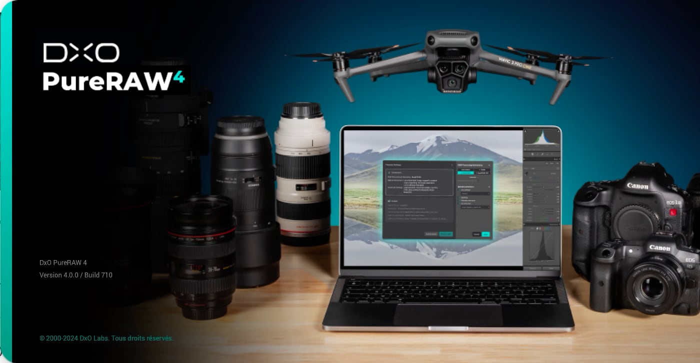 DxO PureRAW 4 : traitement RAW et réduction du bruit plus précis avec DeepPrime XD2