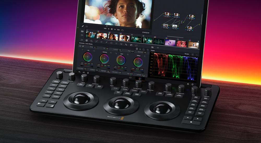 DaVinci Resolve Micro Color Panel : la console d’étalonnage vidéo ...
