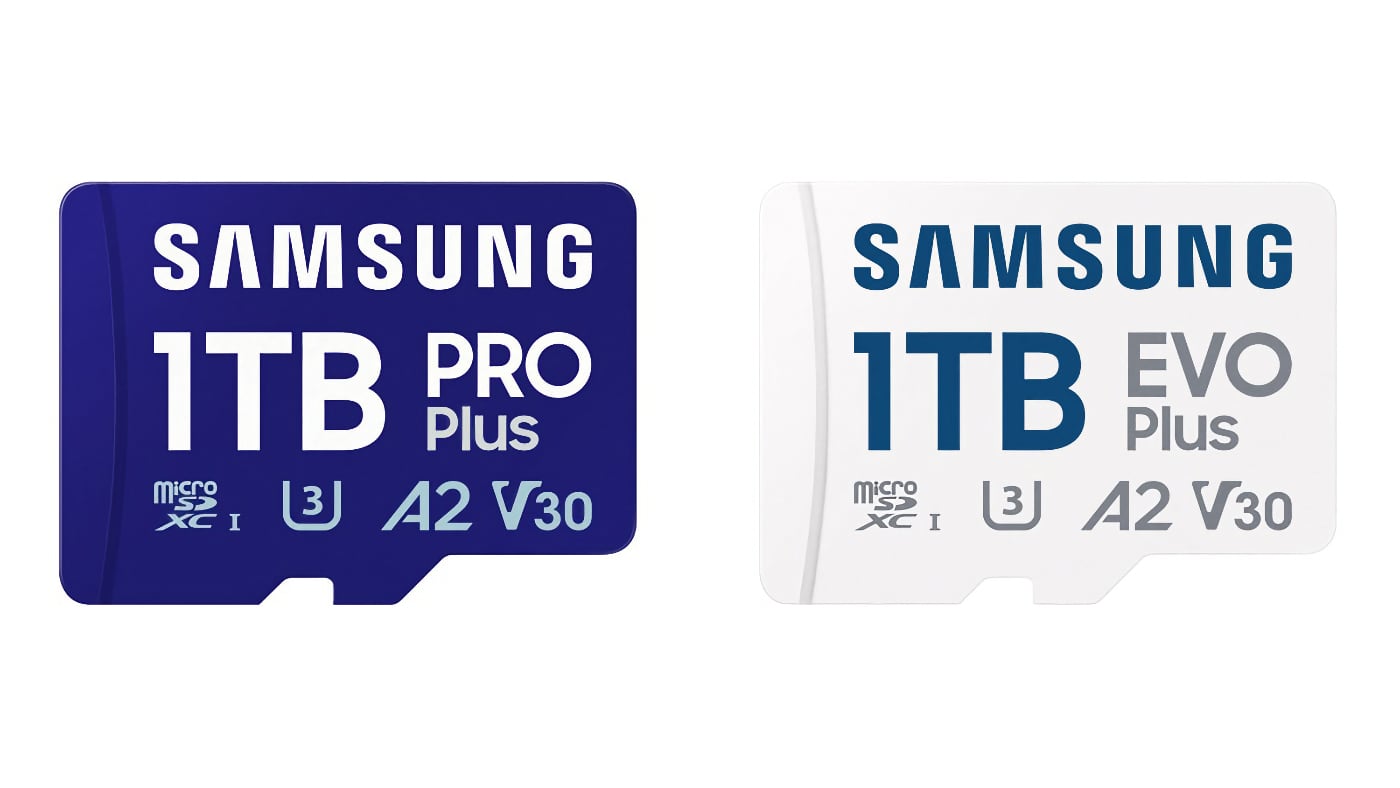 Cartes micro SD Samsung Pro Plus et Evo Plus : jusqu'à 1 To et des ...
