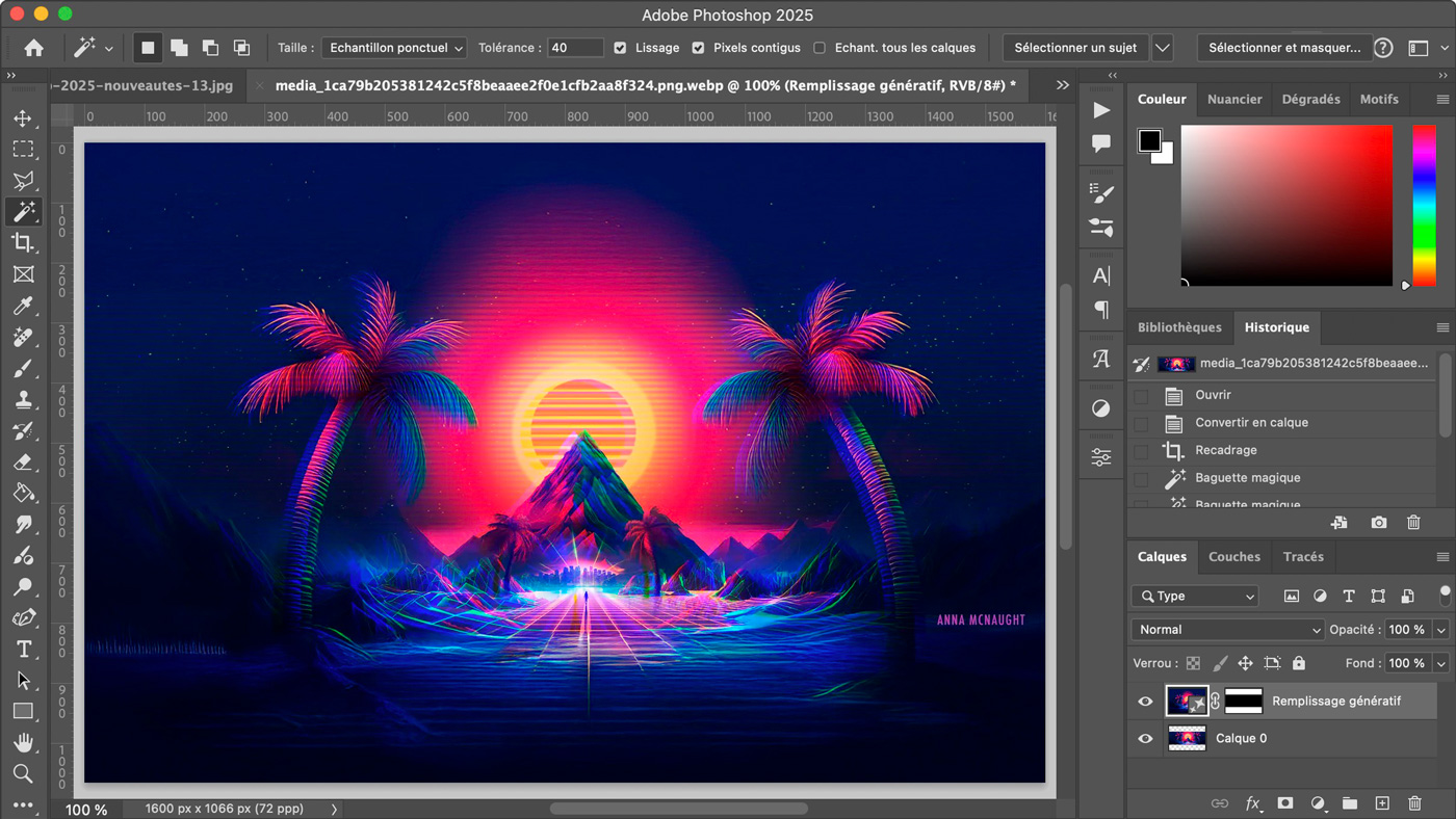 Photoshop 2025 : l'IA toujours plus intégrée au workflow des créatifs
