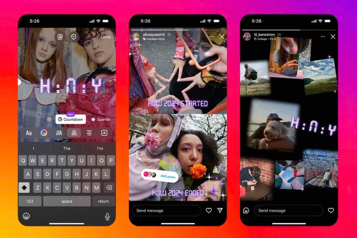 Instagram célèbre la fin de l'année avec de nouvelles fonctionnalités ...