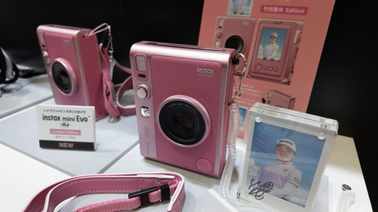 CP+ 2025: a limited edition pink Instax mini Evo