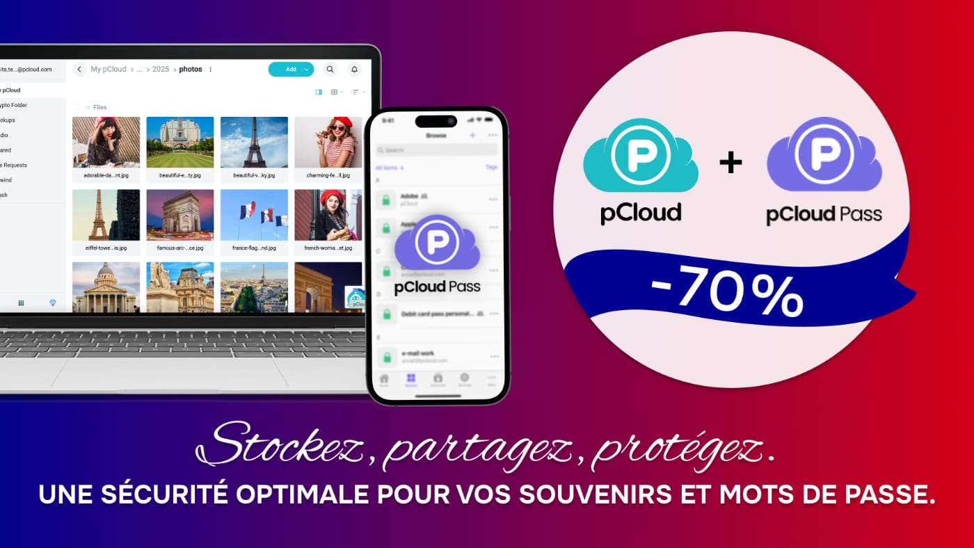 Lifetime photo storage: pCloud launches a special offer for Bastille Day