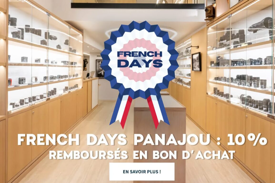 French Days : Panajou rembourse 10 % de vos achats photo/vidéo (en bon ...