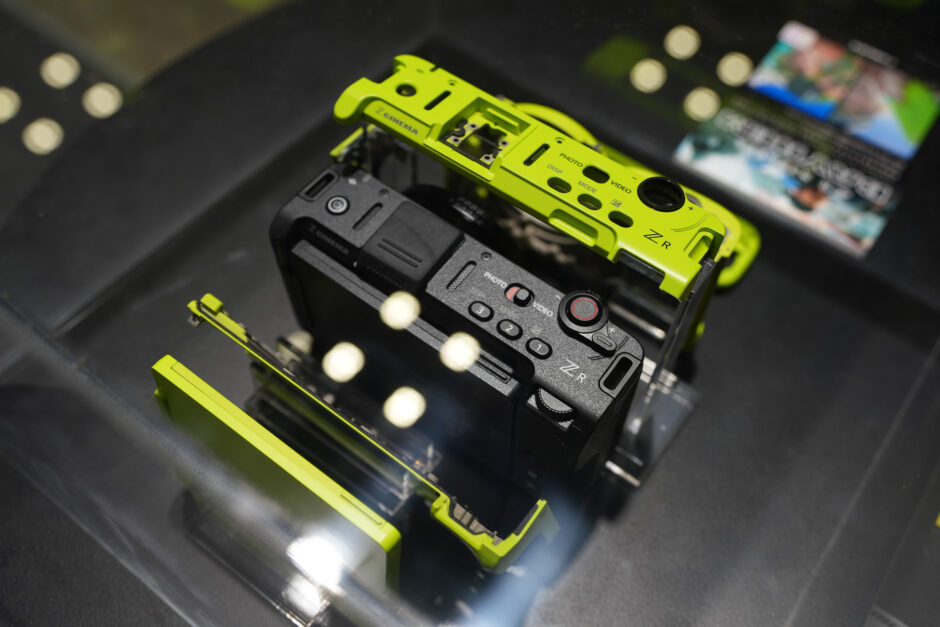 CP+ 2026: the neon green Nikon ZR "Bayhem" for Michael Bay